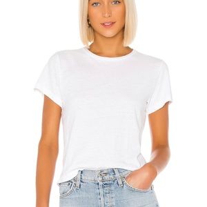 Re/Done | Tops | Redone X Hanes The Classic Tee In Vintage White | Poshmark